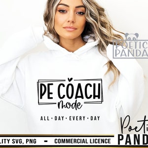 PE Teacher SVG PNG, Cheer Coach Svg, Pe Teacher Svg, Pe Coach Svg ...