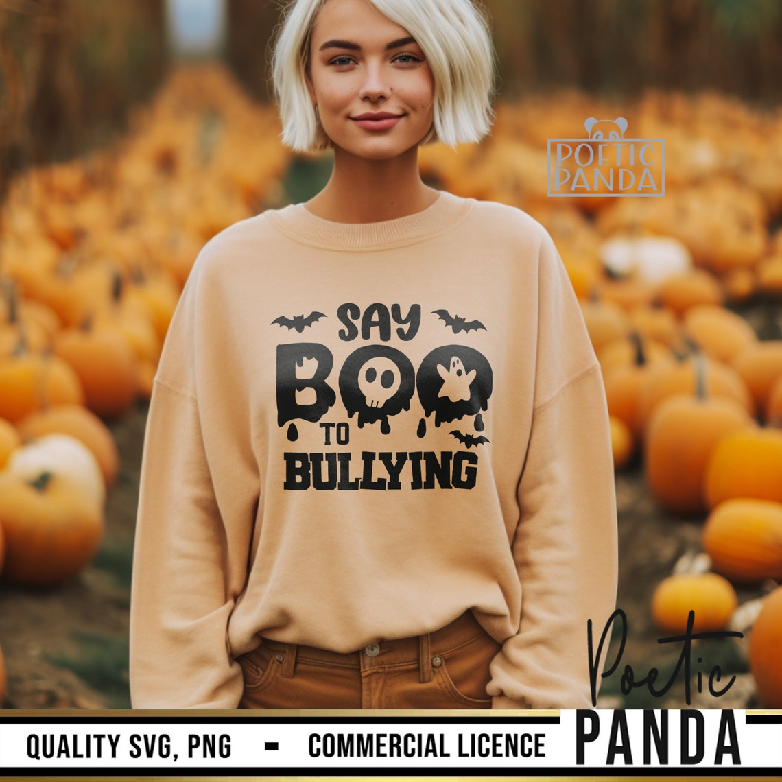 Unity Day SVG PNG, Say Boo to Bullying Svg, Be Kind Svg, Unity Day Svg ...