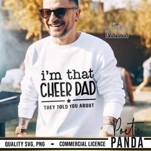 Cheer Dad SVG PNG, Cheer Dad Shirt Svg, Cheer Dad Gift Svg, Cheerleader ...