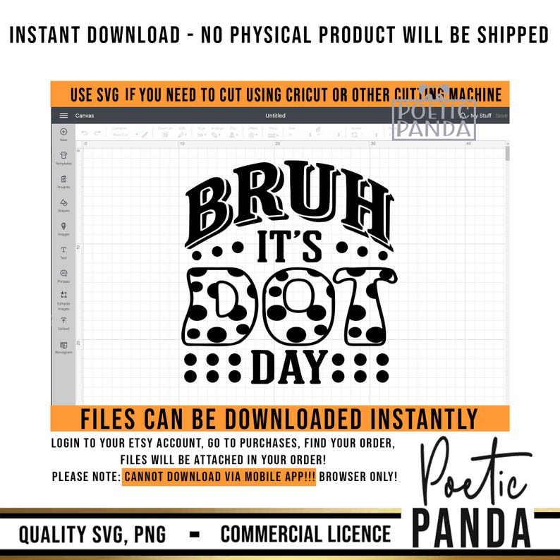 Bruh It's Dot Day SVG PNG, Happy Dot Day Svg, Dot Day Shirt Svg Design ...