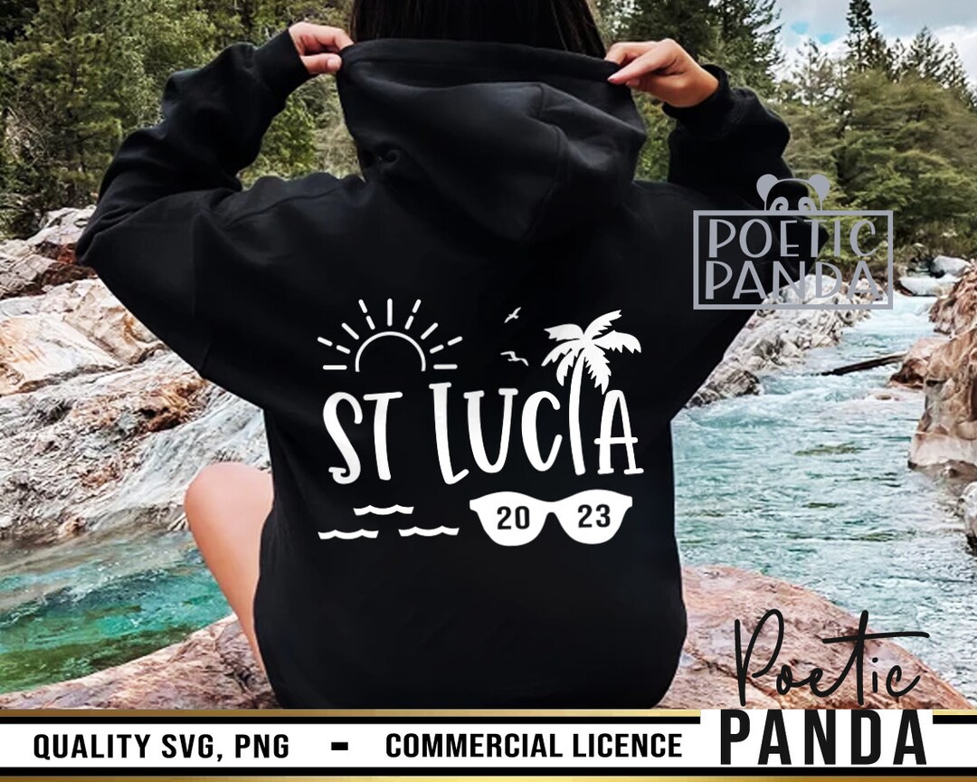 St Lucia SVG PNG 2024 Svg Family Vacation Svg Palm Tree - Etsy