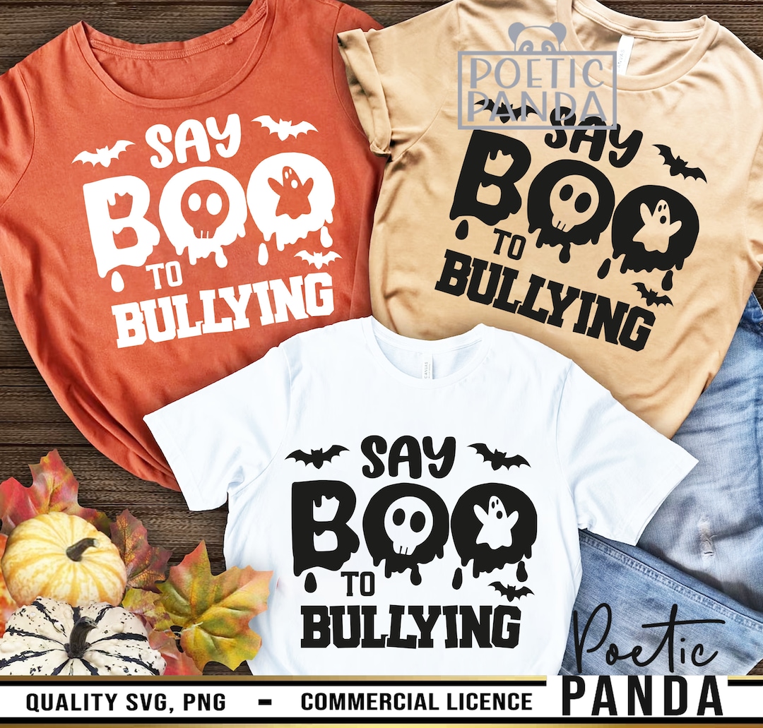 Unity Day SVG PNG, Anti Bullying Svg, Be Kind Svg, Say Boo to Bullying ...