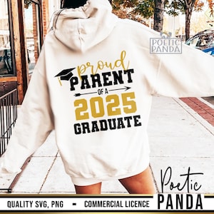 Proud Parent of 2025 Graduate SVG PNG, Graduation 2025 Svg, Senior 2025 ...