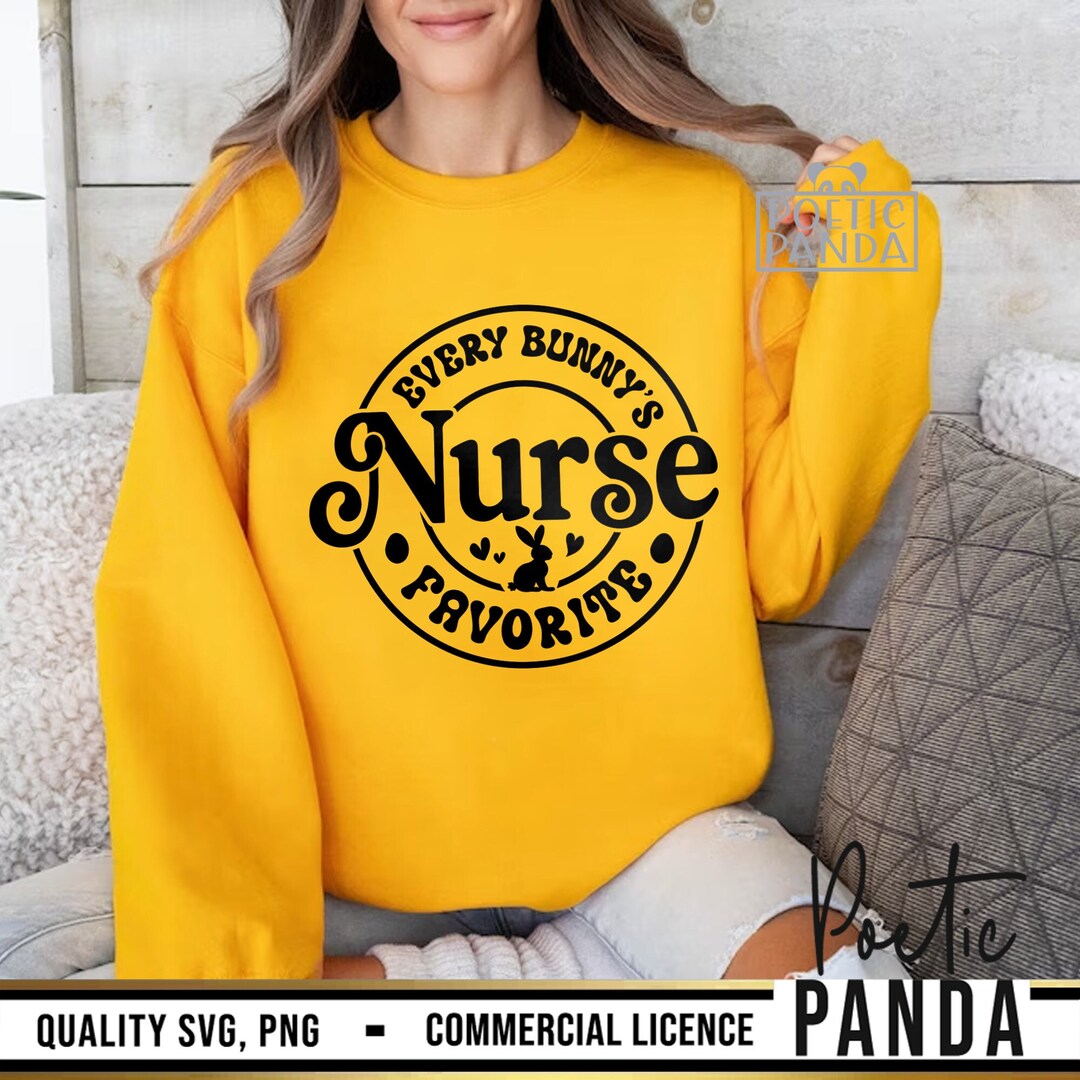 Every Bunny's Favorite Nurse SVG PNG, Nurse Easter Svg, Nurse Svg ...