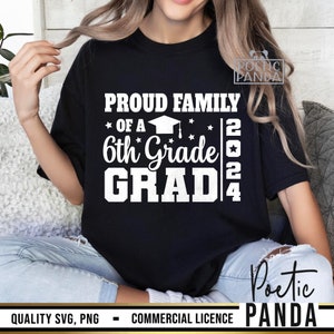6th Grade Grad SVG PNG, Graduation Svg, 6th Grade Svg, Proud Family Svg ...