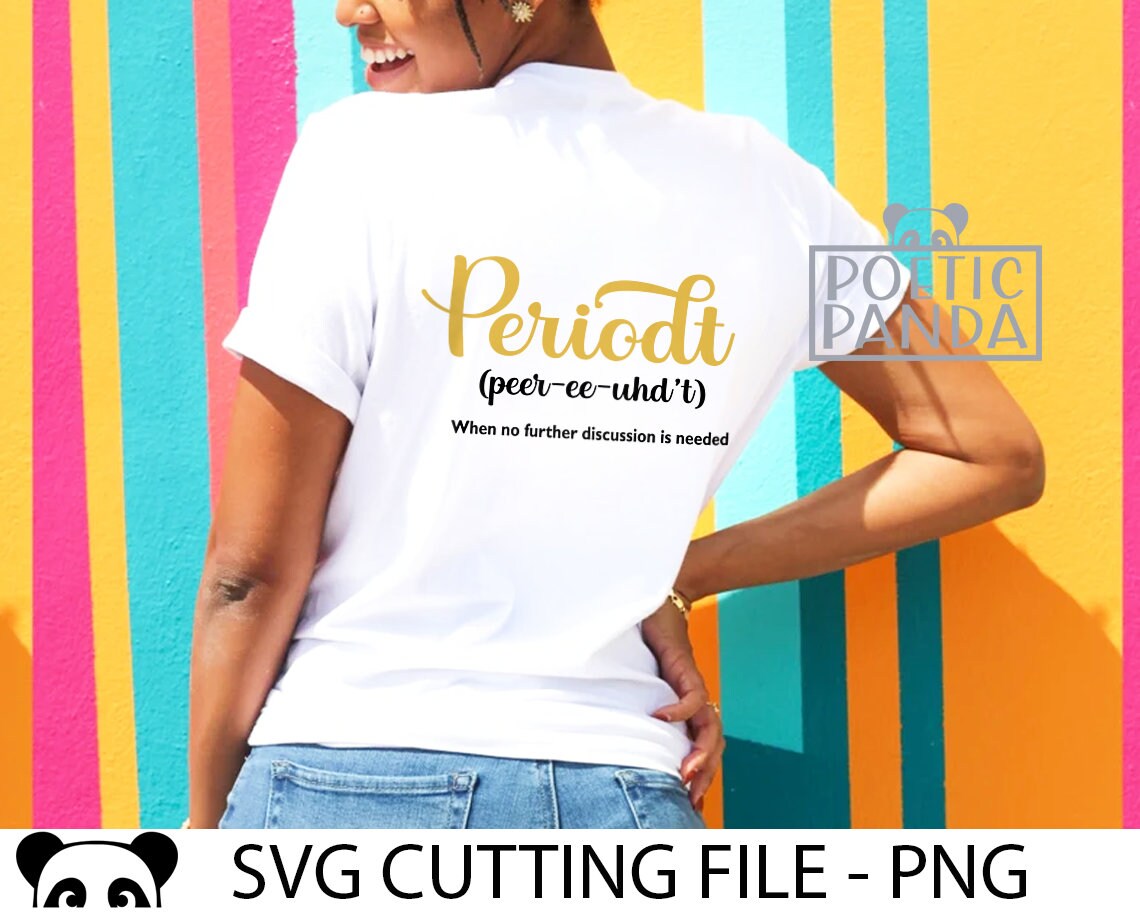 Periodt SVG PNG Sarcastic Svg Funny Shirt Svg Afro Woman - Etsy