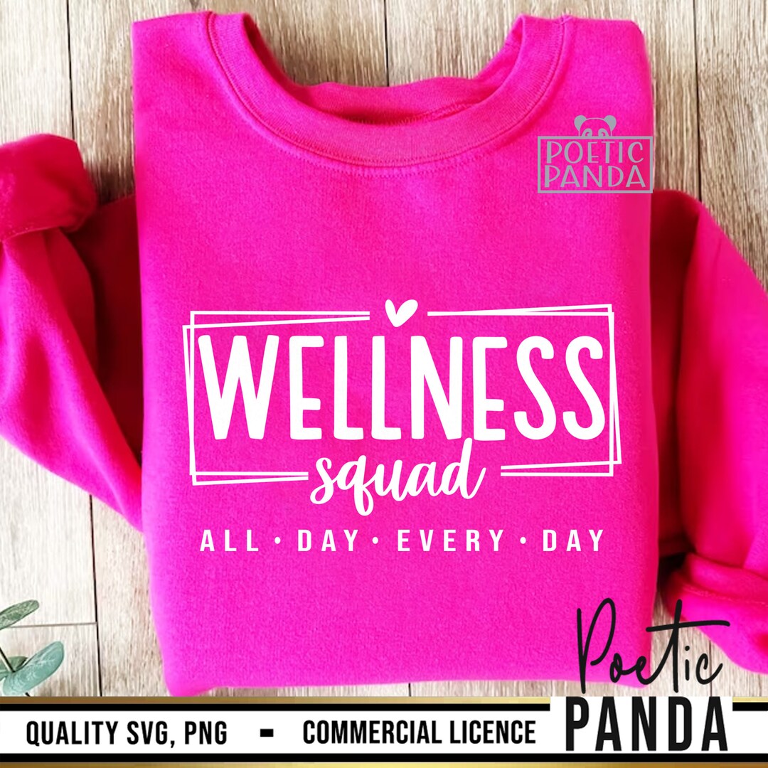 Wellness Squad SVG PNG, Wellness Squad Shirt Svg, Esthetician Svg ...