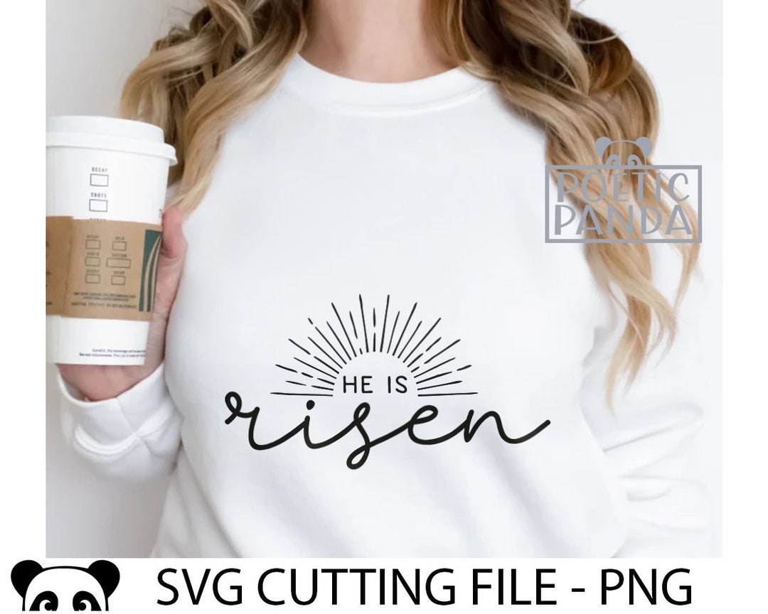 He is Risen SVG PNG, Christ Has Risen Svg, Christian Svg, Faith Svg ...