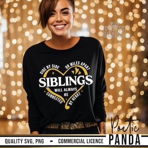 Siblings SVG PNG, Gift to Brother Svg, Gift to Sister Svg, Siblings ...