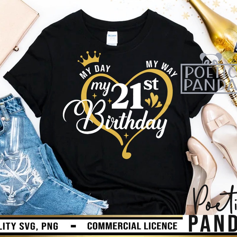 21st Birthday Svg - Etsy