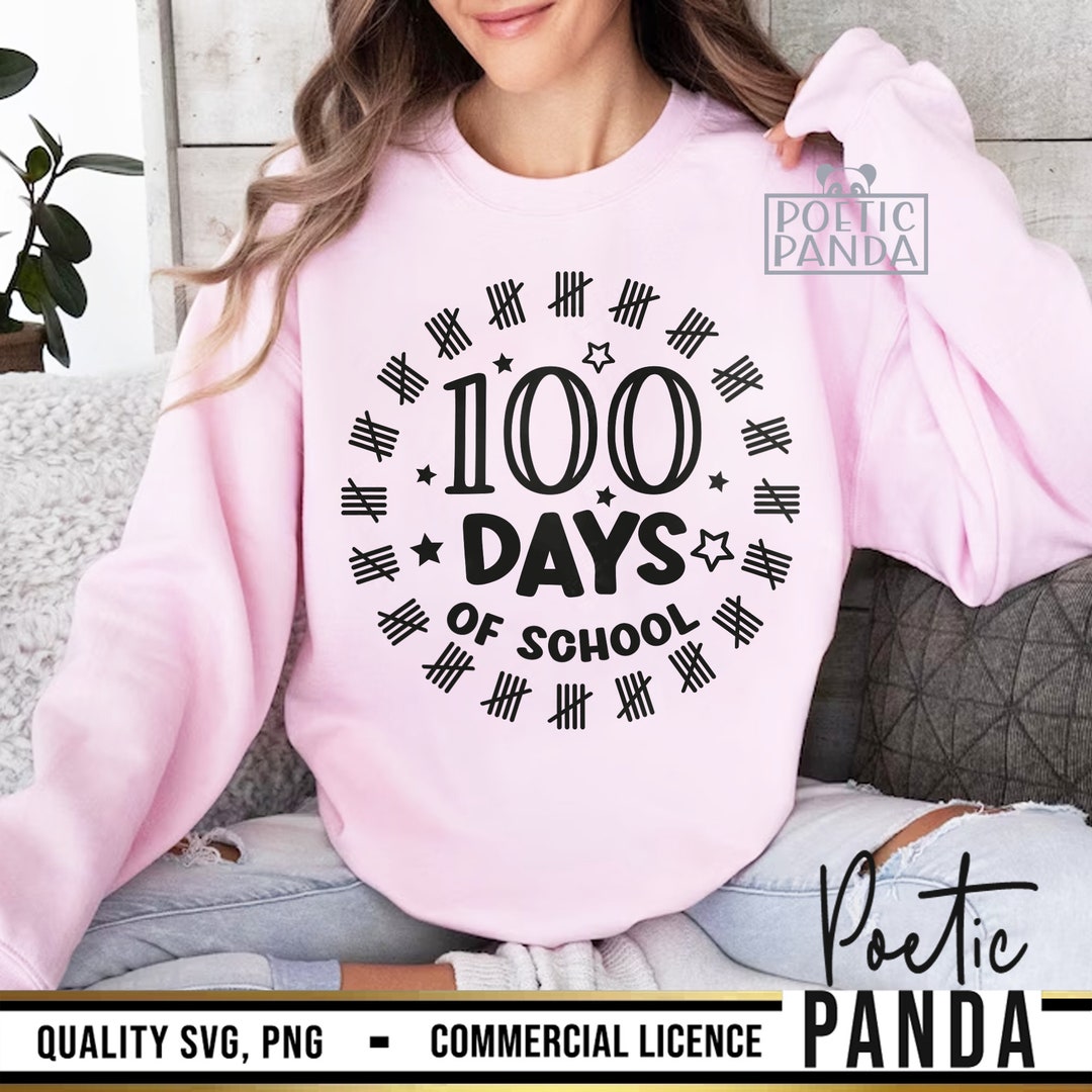 100 Days SVG PNG, 100 Days Svg Girl, 100 Days School Svg, 100th Day Svg ...