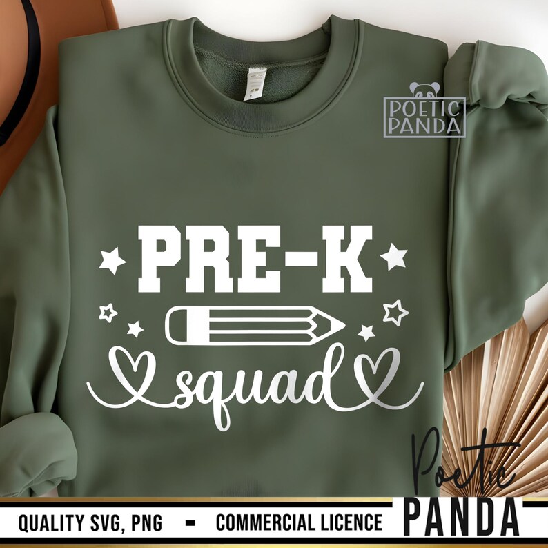 Pre K Squad SVG PNG, Preschool Crew Svg, Prek Teacher Squad Shirts Svg ...