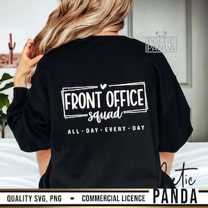 Front Office Squad SVG PNG, Front Office Svg, Office Squad Svg, School ...