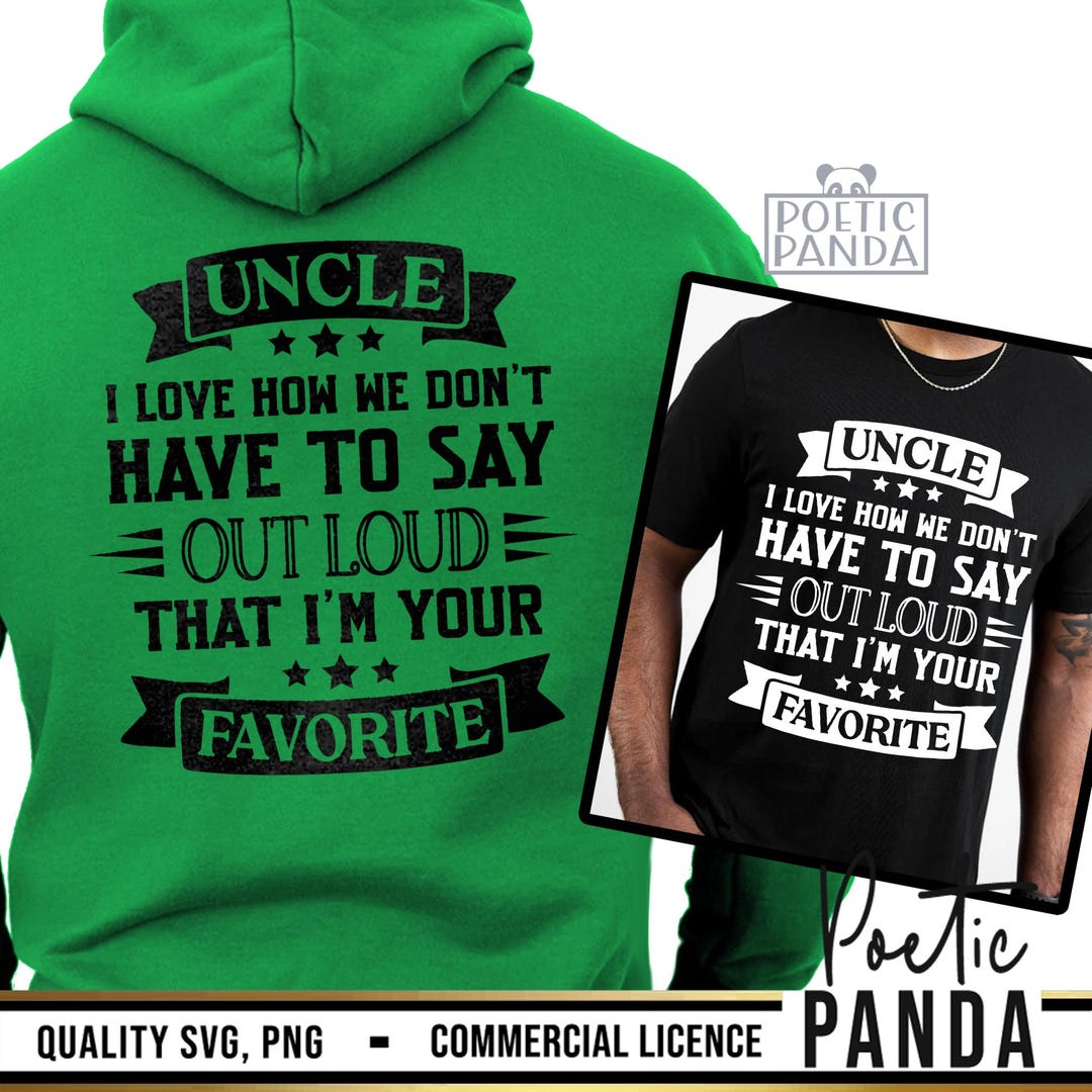 Uncle SVG PNG, Funcle Svg, Funny Gift to Uncle Svg, Uncle Shirt Svg ...
