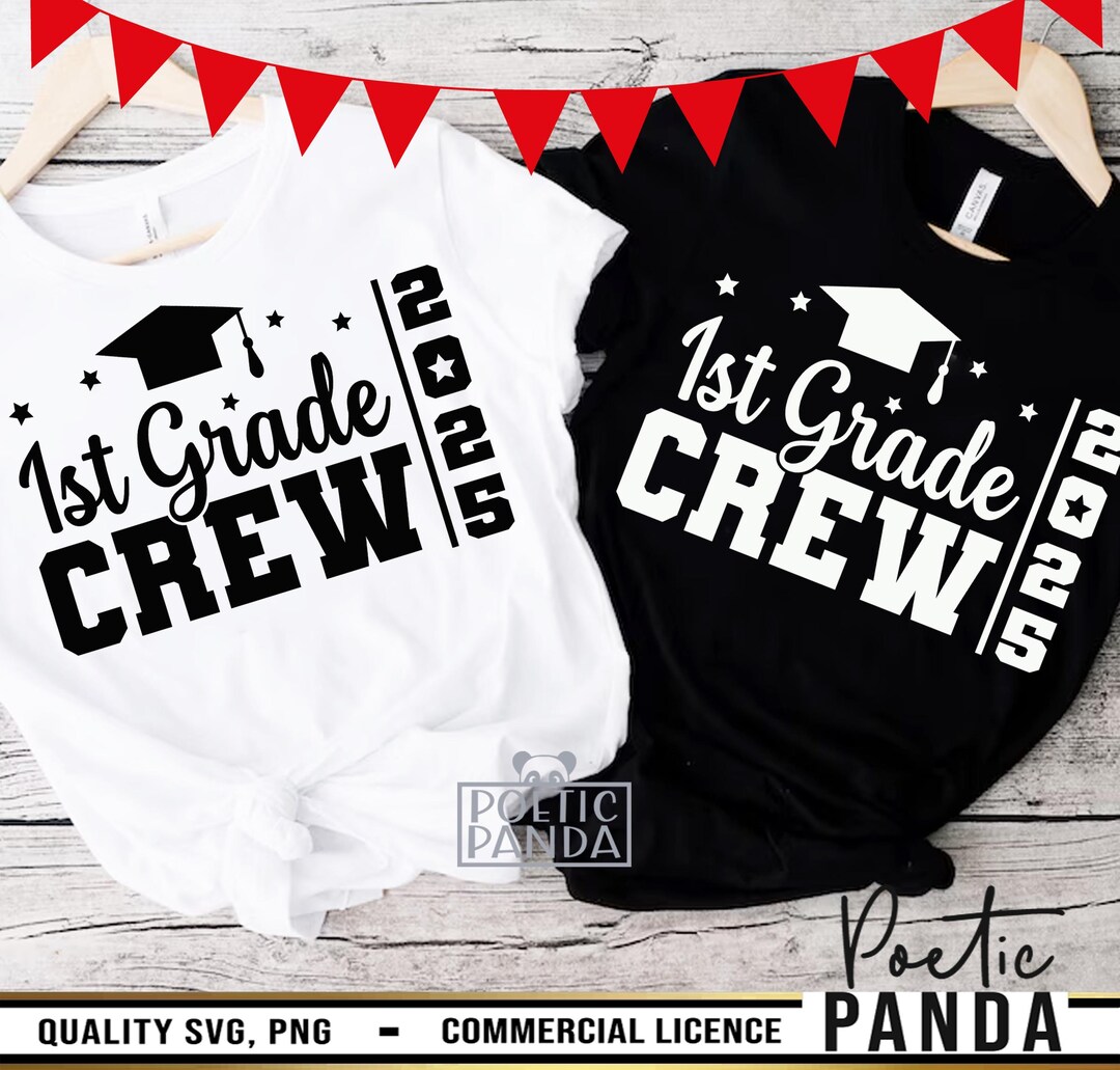 1st Grade Graduation SVG PNG, First Grade Graduation Crew Svg, 1st ...