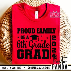 6th Grade Grad SVG PNG, Graduation Svg, 6th Grade Svg, Proud Family Svg ...