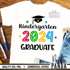 2024 Kindergarten Graduation SVG PNG, 2024 Kindergarten Graduate Sv ...