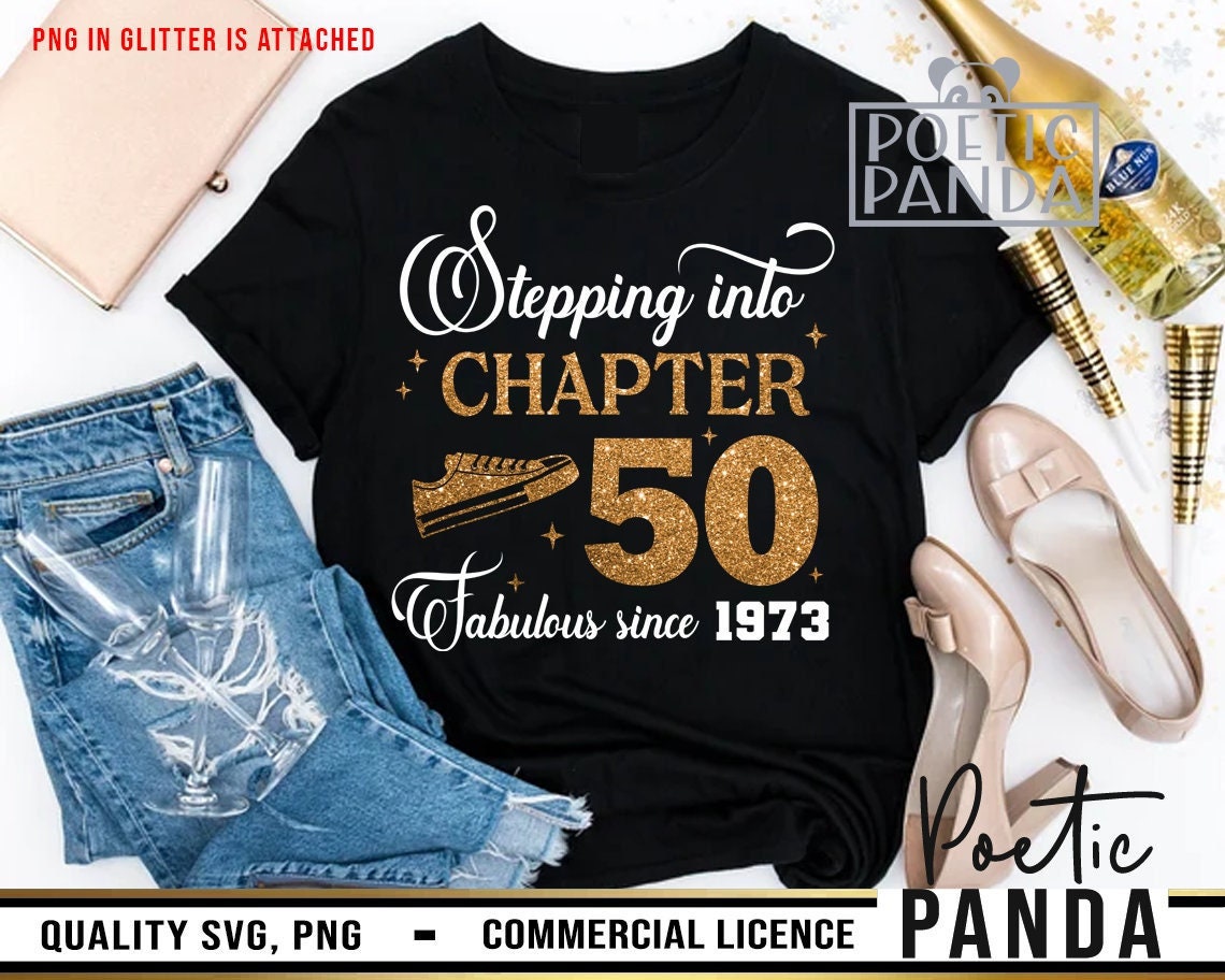 50th Birthday SVG PNG Chapter 50 Svg 50th Birthday Svg - Etsy Canada