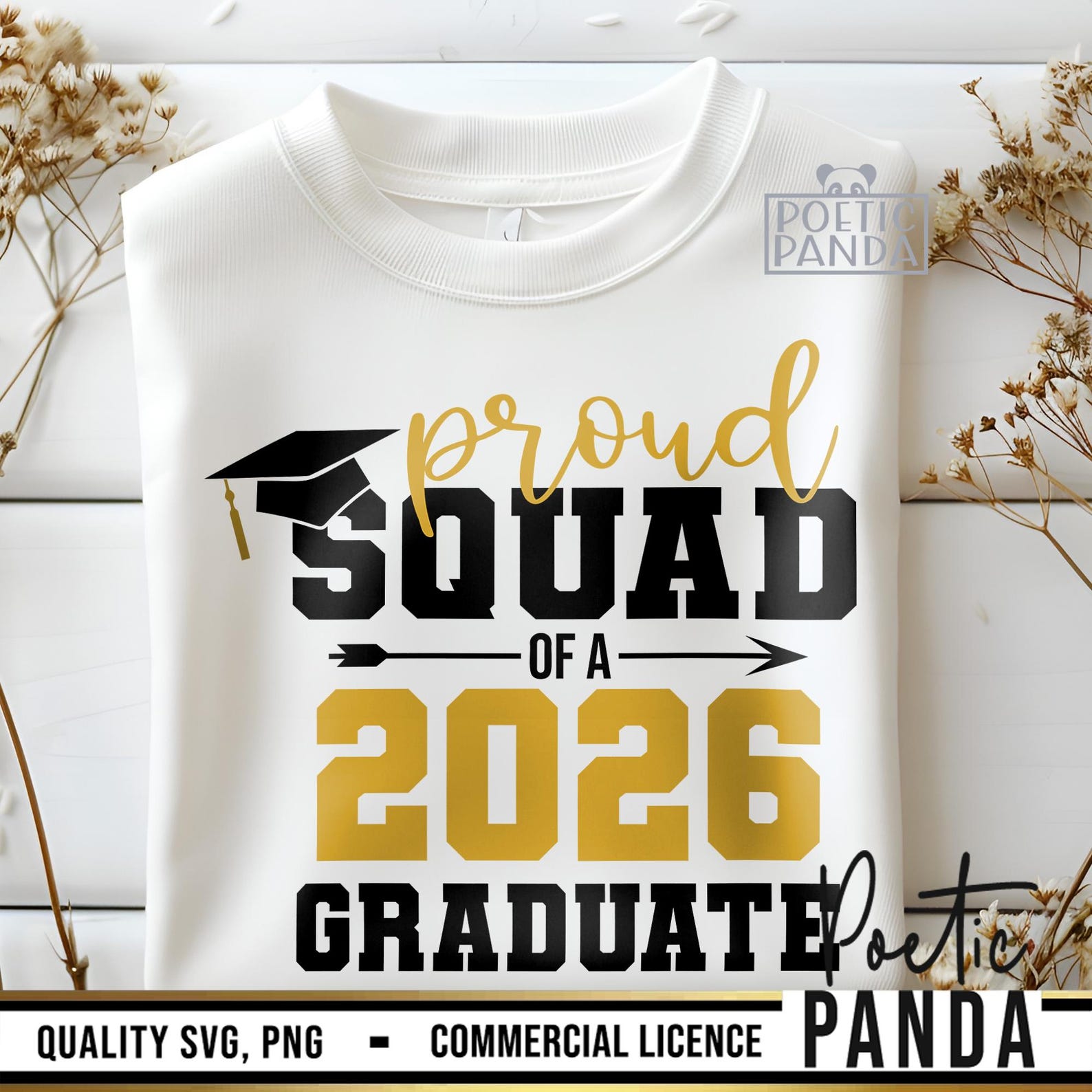 Proud Squad of 2026 Graduate SVG PNG, Senior 2026 Svg, Graduation ...