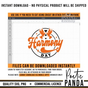 Harmony Day SVG PNG, Harmony Day Svg Boy or Girl, Happy Harmony Day Svg ...