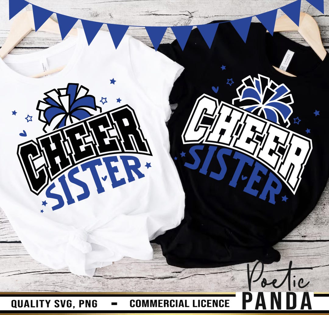 Cheer Sister SVG PNG, Cheer Sister Shirt Svg, Cheer Sister Gift Svg ...