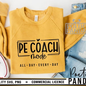 PE Teacher SVG PNG, Cheer Coach Svg, Pe Teacher Svg, Pe Coach Svg ...