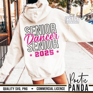 2025 Senior Dancer SVG PNG, 2025 Dance Graduation Shirt Svg, Dancing ...