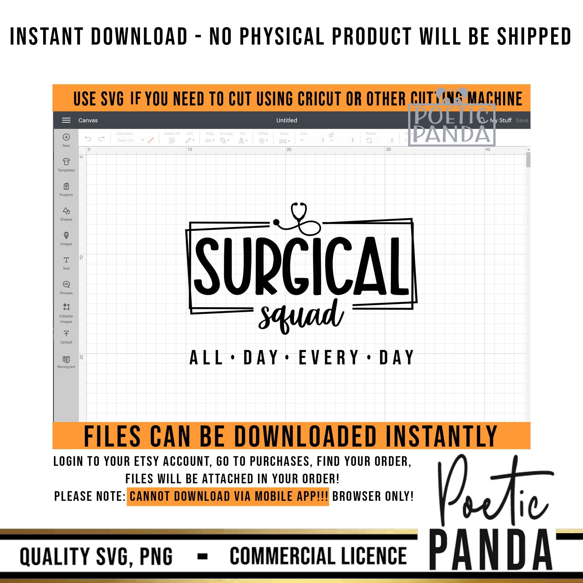 Surgical Squad All Day SVG PNG, Surgery Crew Svg, Healthcare Svg ...