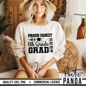 6th Grade Grad SVG PNG, Graduation Svg, 6th Grade Svg, Proud Family Svg ...