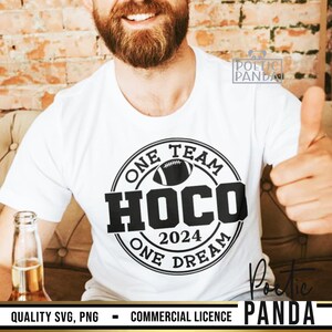 2024 Hoco SVG PNG, 2024 Football Homecoming Svg, Hoco 2024, One Team ...