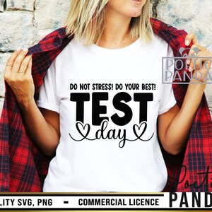 Test Day SVG PNG, Exam Day Svg, Test Day Svg Design, Rock the Test Svg ...