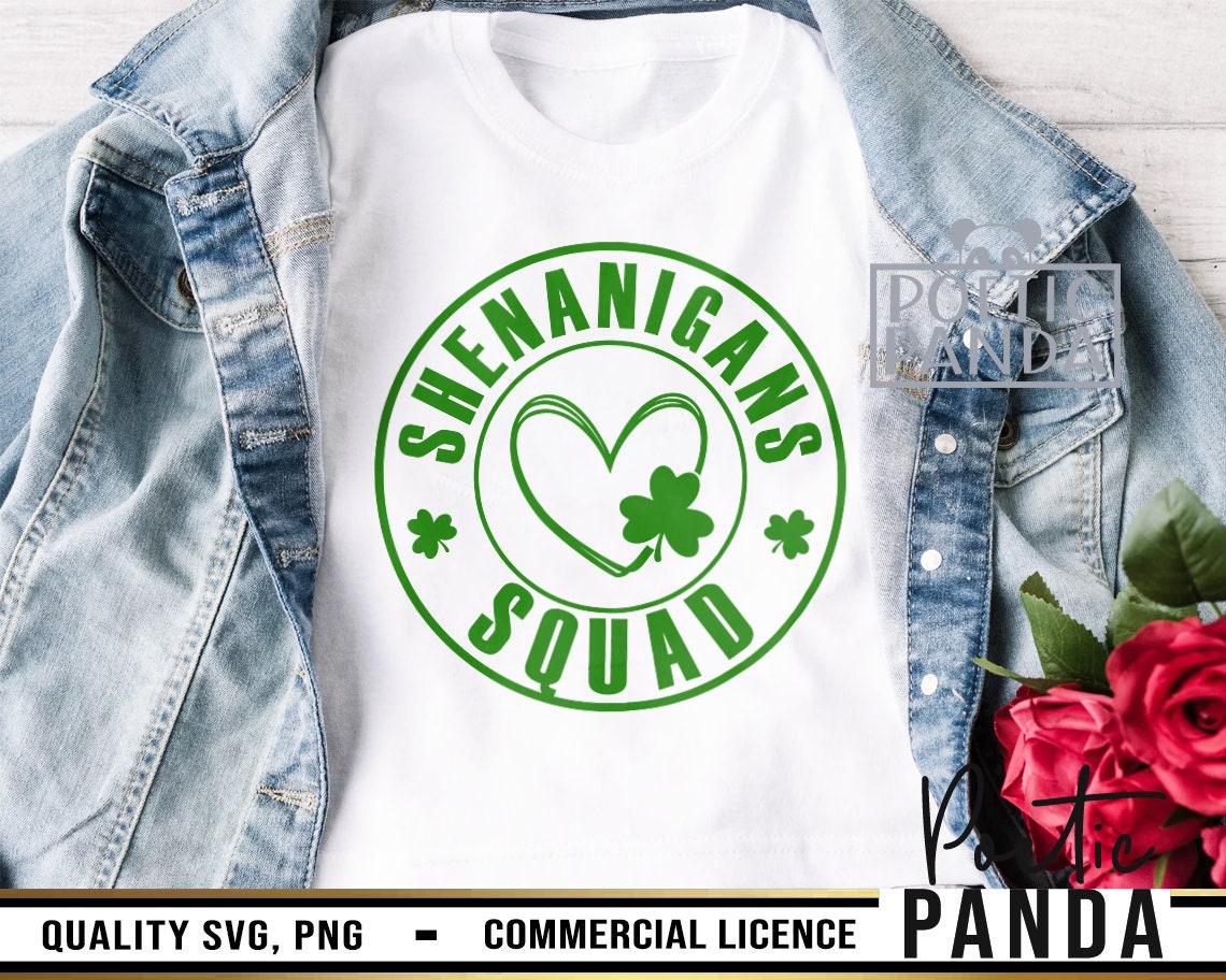 Shenanigans Squad SVG PNG St Paddys Svg Let Shenanigans - Etsy UK