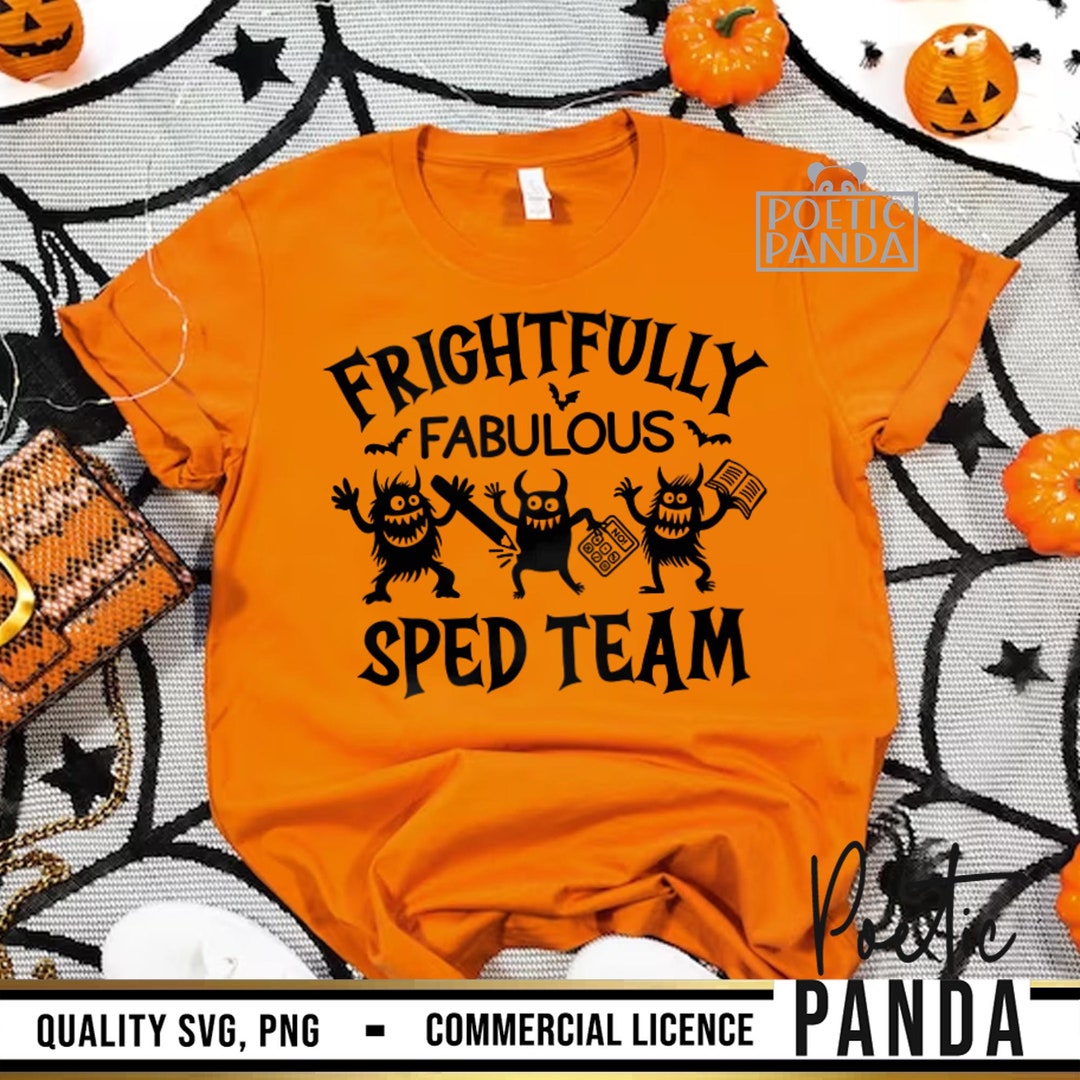 SPED Halloween SVG PNG, Funny Halloween, Sped Squad Halloween Shirts ...