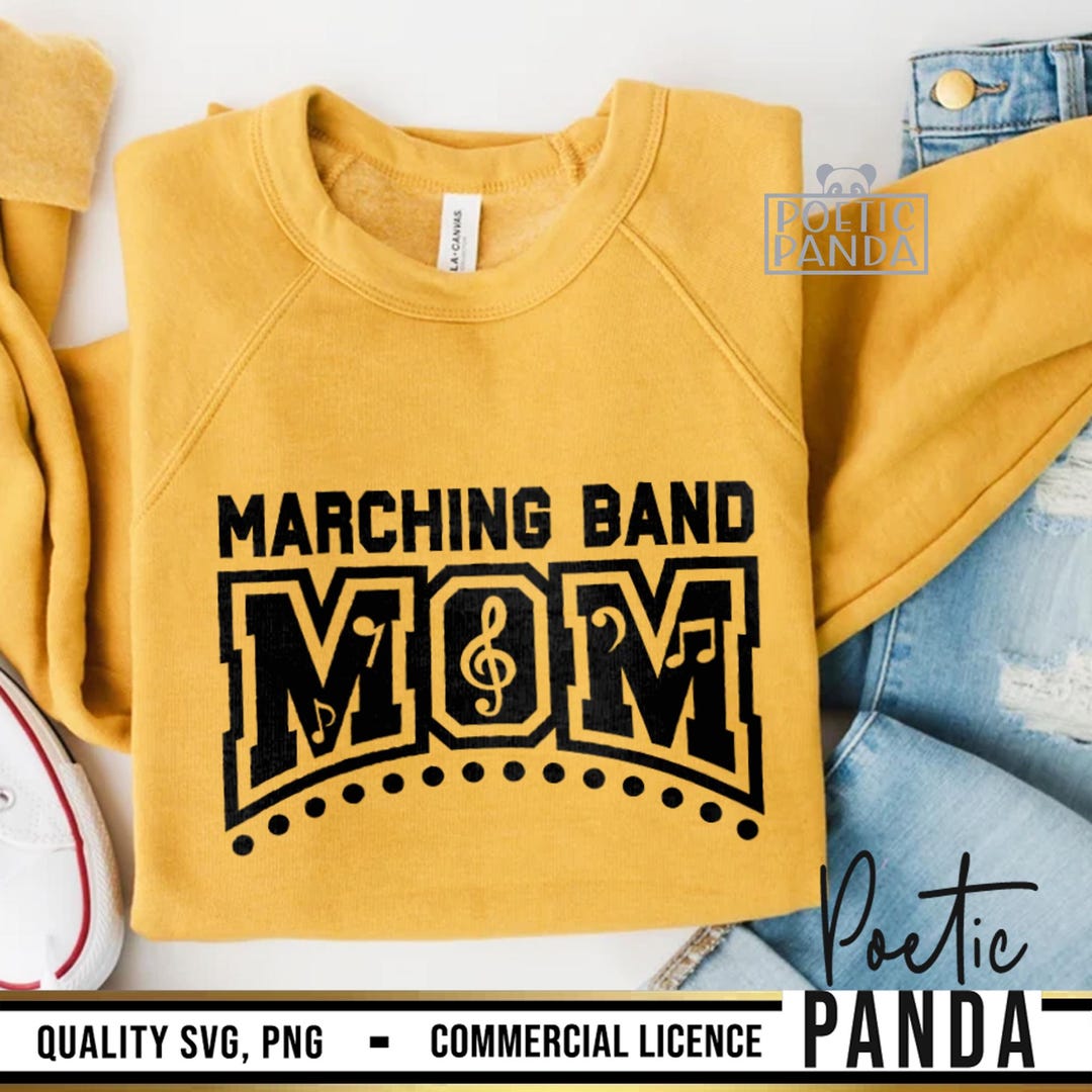 Marching Band Mom SVG PNG, Band Mom Svg, Band Mom Shirt Svg, Band Mom ...