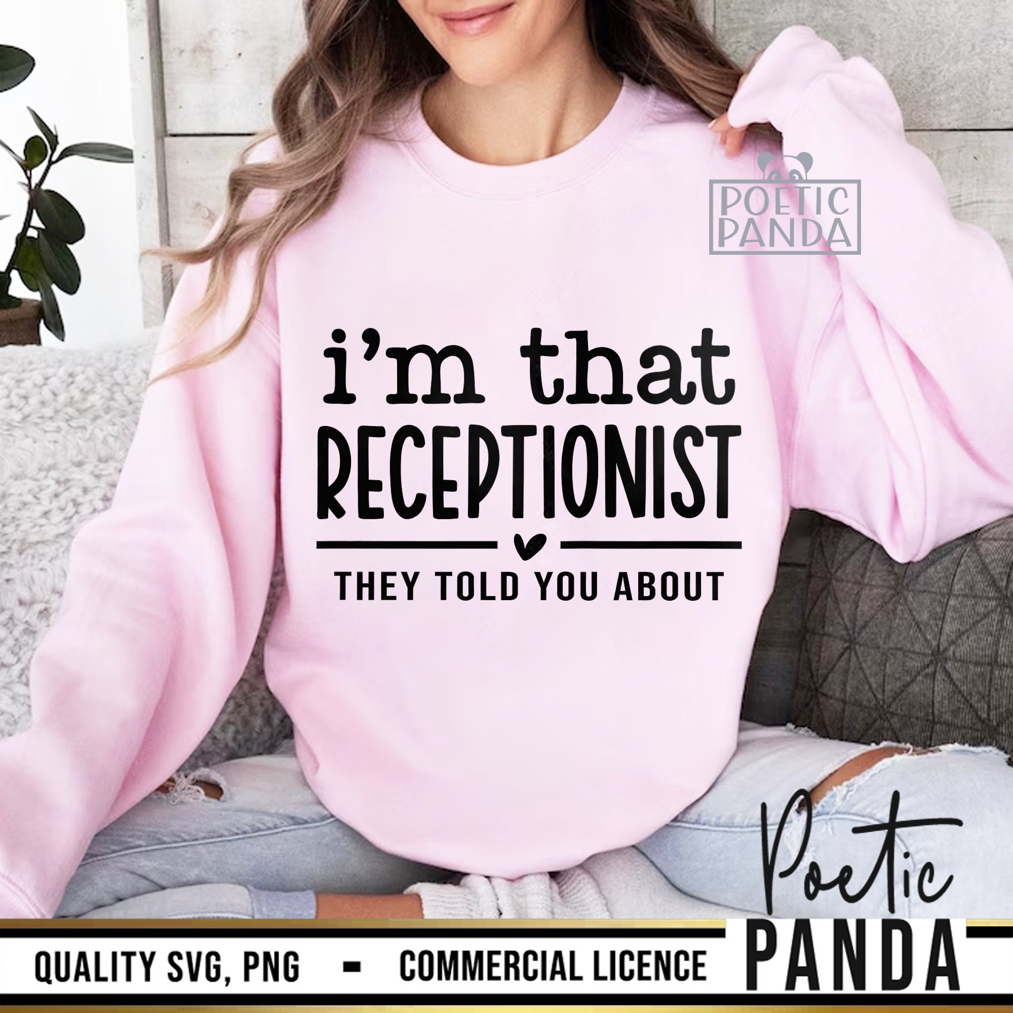That Receptionist SVG PNG, Admin Assistant Svg, Gift to Receptionist ...