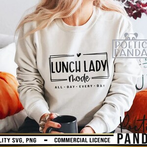 Lunch Lady SVG PNG, Lunch Lady Shirt Svg, School Svg, Cook Svg, Santa's ...
