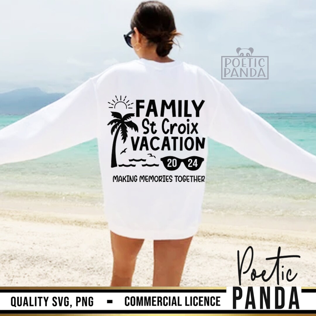 2024 St Croix Family Vacation SVG PNG, Virgin Islands Svg, Family ...