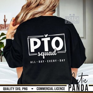 Pto Squad SVG PNG, Pto Svg, Parent Teacher Organization Svg, Pto Crew ...