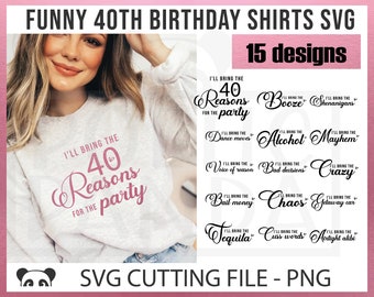 40th Birthday Trip Svg - Etsy