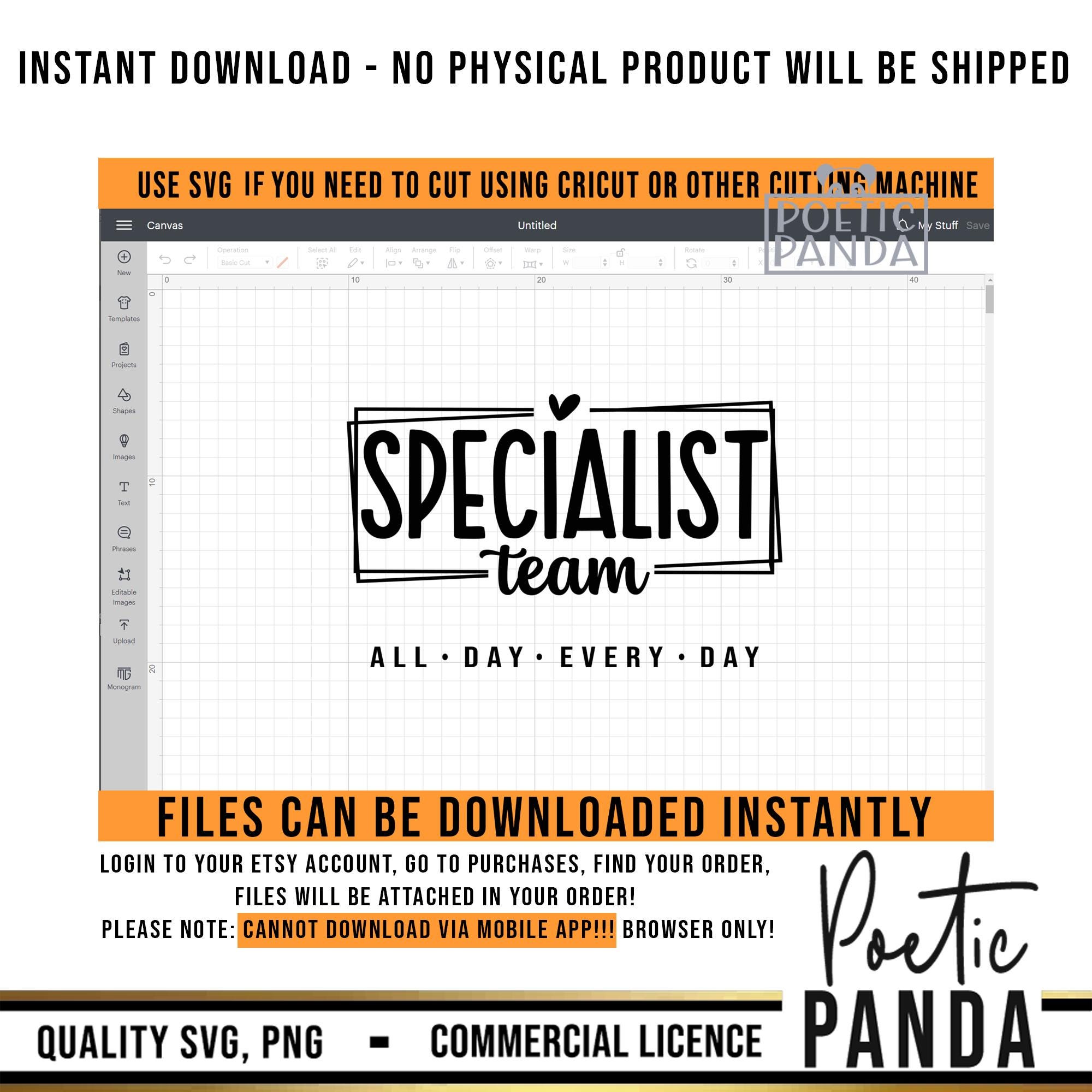 Specialist Team SVG PNG, Sped Crew Svg, Specialist Team Shirts Svg ...