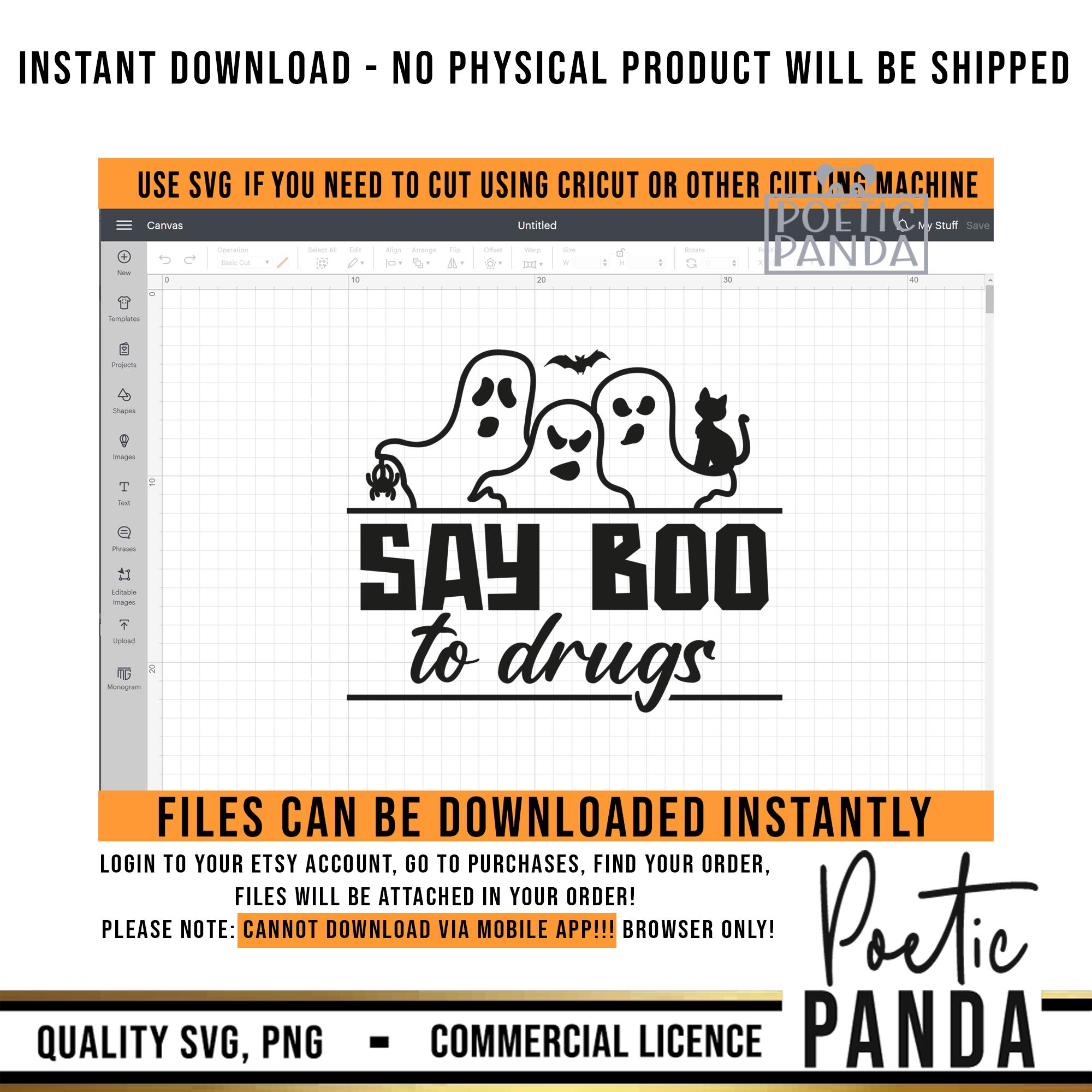 Say Boo to Drugs SVG PNG, Red Ribbon Week Shirt Svg Teacher, Say Boo to ...
