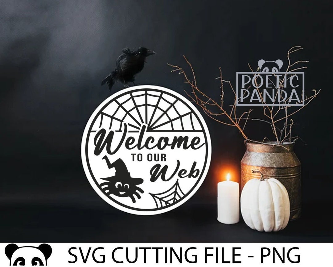 Buy Welcome to Our Web SVG PNG, Boo Crew Svg, Welcome Svg, Halloween ...
