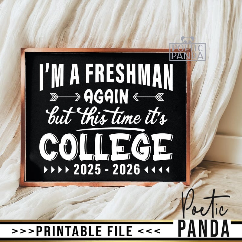 1st Day of College Sign - Etsy