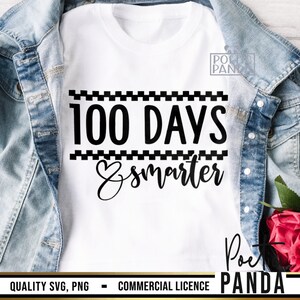 100 Days Smarter SVG PNG, 100 Days of School Svg, 100 Days Svg, 100 Days Smarter Svg, 100 Days ...