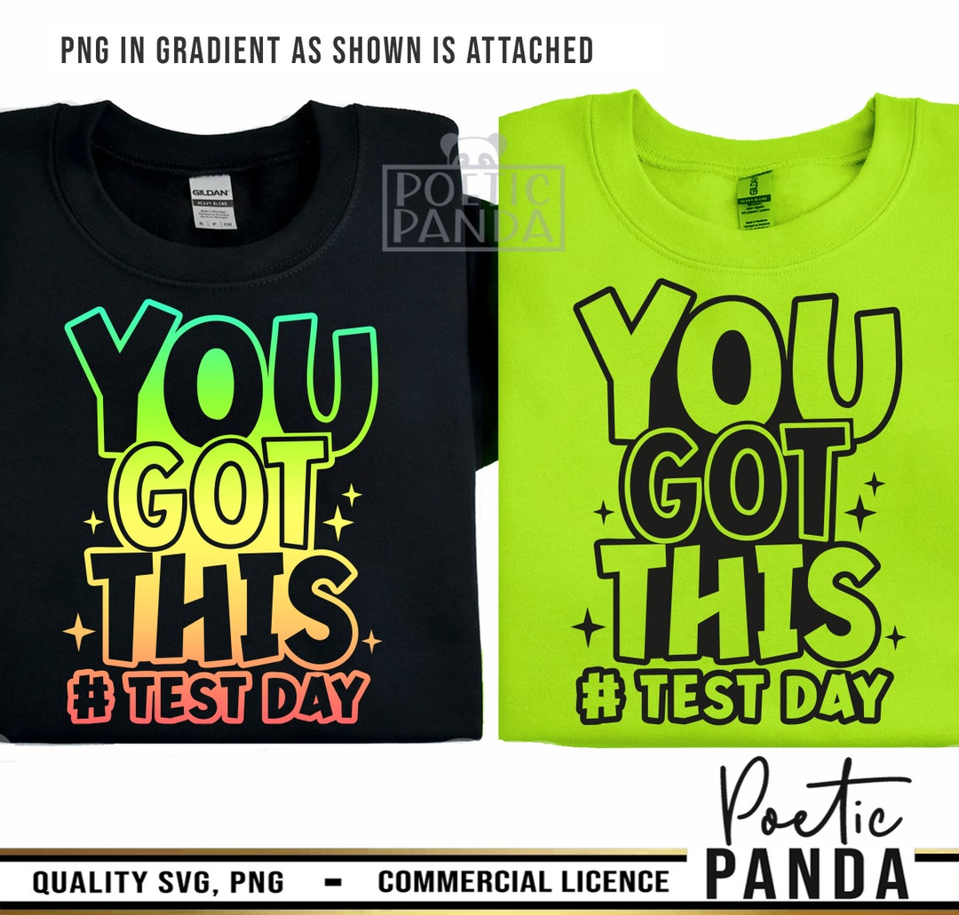 Test Day SVG PNG, You Got This, Test Day Svg, Testing Svg, Staar Test ...