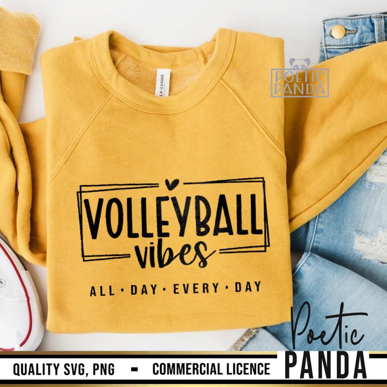 Volleyball Vibes SVG PNG, Volleyball Team Svg, Volleyball Mom Svg, Game ...