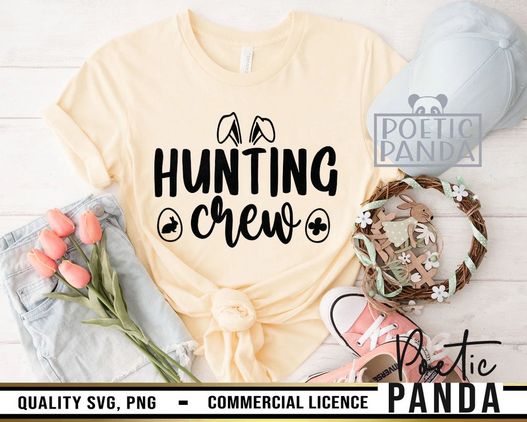Hunting Crew SVG PNG, Cousin Crew Svg, Happy Easter Svg, Egg Hunting ...