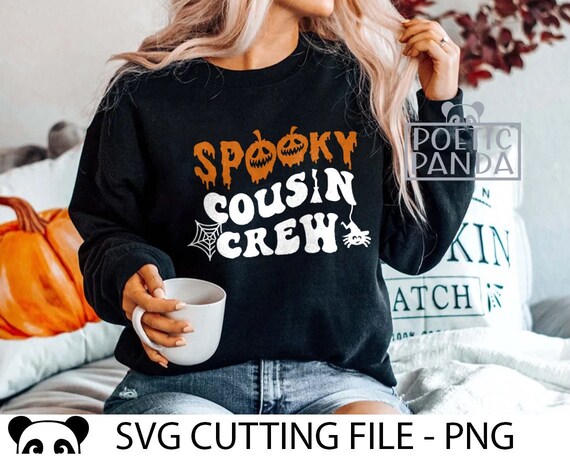 Cousin Crew SVG PNG the Boo Crew Svg Halloween Family Shirt - Etsy