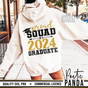 Proud Squad of 2024 Graduate SVG PNG, Grad Squad 2024 Svg, Graduation ...