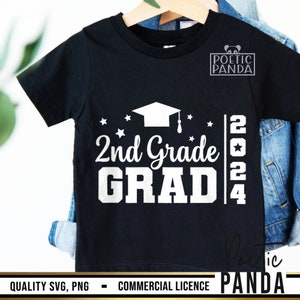 2nd Grade Graduate SVG PNG, End of School Svg, Second Grade Svg ...